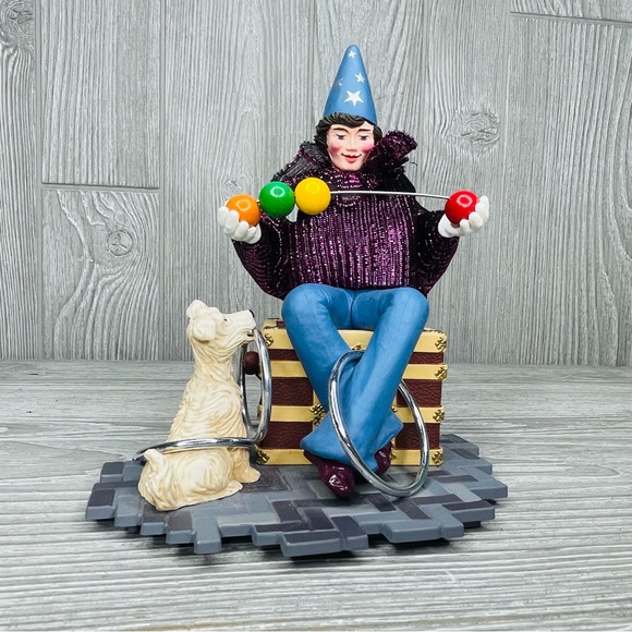 Vintage | Accents | Vintage Hallmark Animated Juggler Clown Musical Box ...